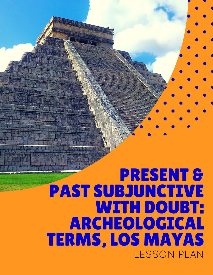 Present and Past Subjunctive with Doubt Spanish Lesson Plans and ...